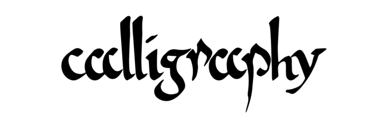 メロヴィング体の書き方 | カリグラボ